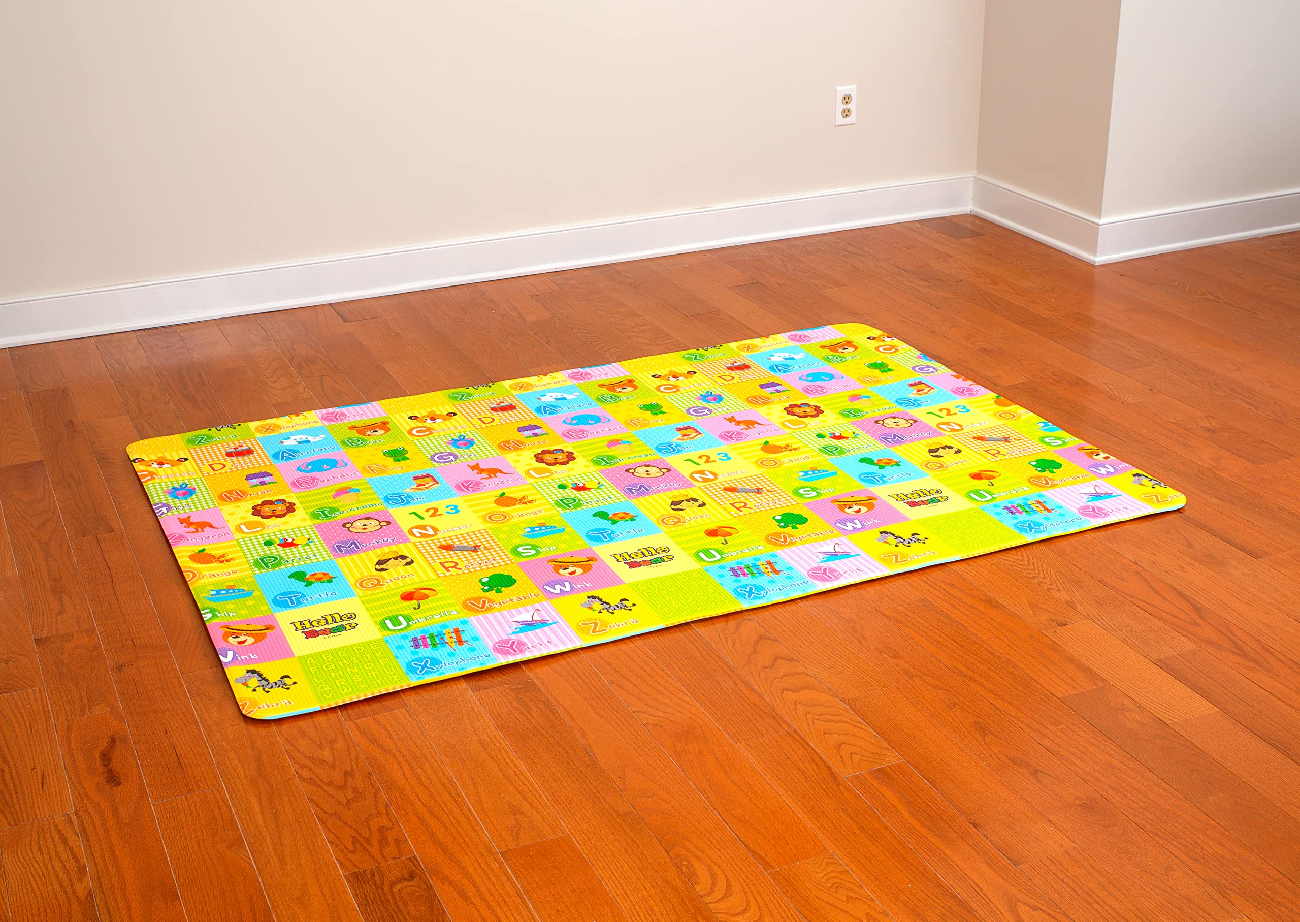 Parklon Baby Soft Play Mat (Hello Bear Smiletown, Large)