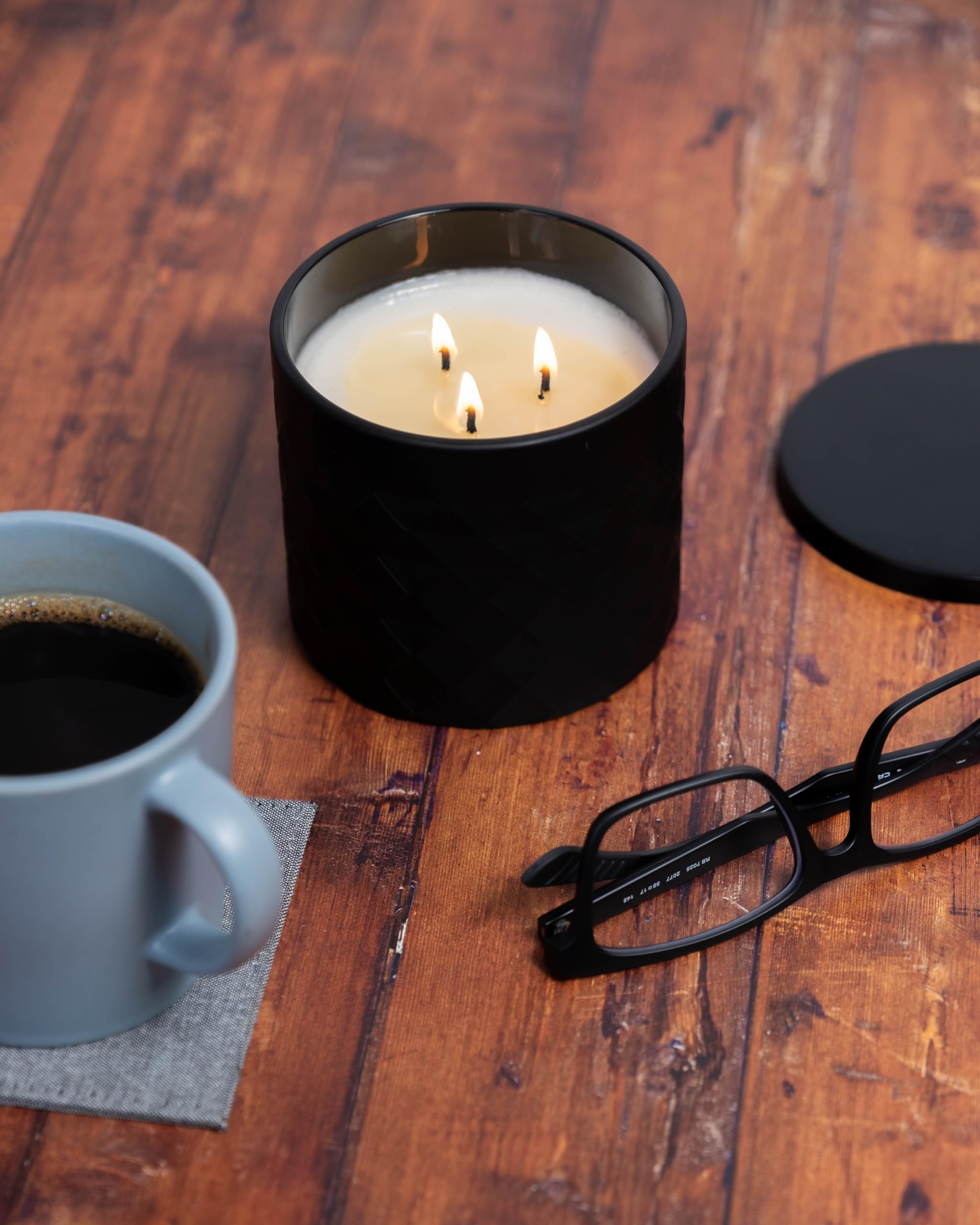 Gold Canyon Signature Medium Candle, Coastal Jasmine Scented Candle, 14 oz., Three Wicks, 100% Natural Soy Wax Candle, Notes of Jasmine & Coastal Moss | 35+ Hours of Burn Time