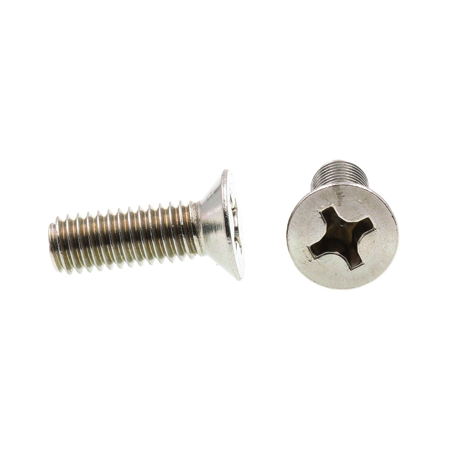 Prime-Line 9121536 Machine Screws, Metric, Flat Head, Phillips Drive, M6-1.0 X 18MM, Grade A2-70 Stainless Steel (10 Pack)