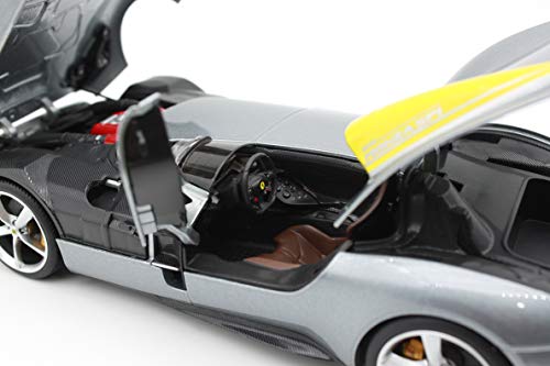 Bburago Ferrari Monza SP1 1/18 Diecast Model Car 16013 Silver