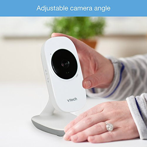 VTech VM3252-2 2.8β Digital Video Baby Monitor with 2 Cameras and Automatic Night Vision, White