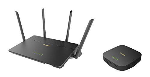 D-Link COVR Whole Home Mesh WiFi System AC3900, Up to 6,000 sq ft, Router & Seamless Extender Wireless Internet MU-MIMO (COVR-3902-US)