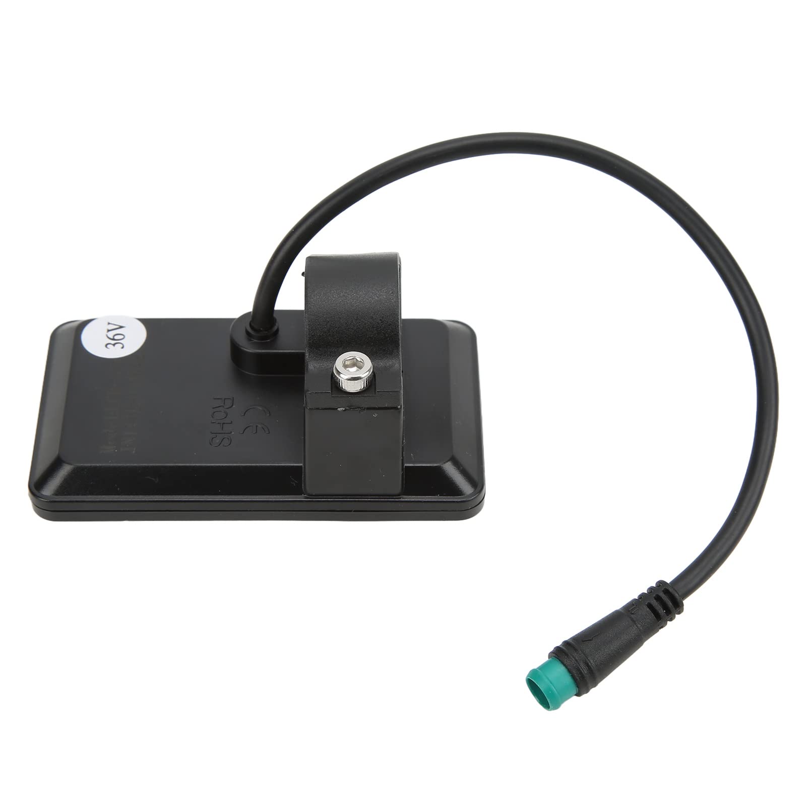 36V 48V LCD GD01 Display, Electric Bicycle Display Meter 5 Pin with Waterproof Plug Suitable for 0.9in/22.2mm E-bike Handlebar