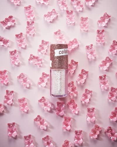 COLORGRAM Milk Bling Shadow - 01 Double Star | Pigmented liquid glitter eyeshadow, Long-lasting shimmer for daily and party makeup, Multi-dimensional sparkling metallic finish, Opaque coverage, Quick drying formula for easy application (0.11 fl.oz, 3.2g)