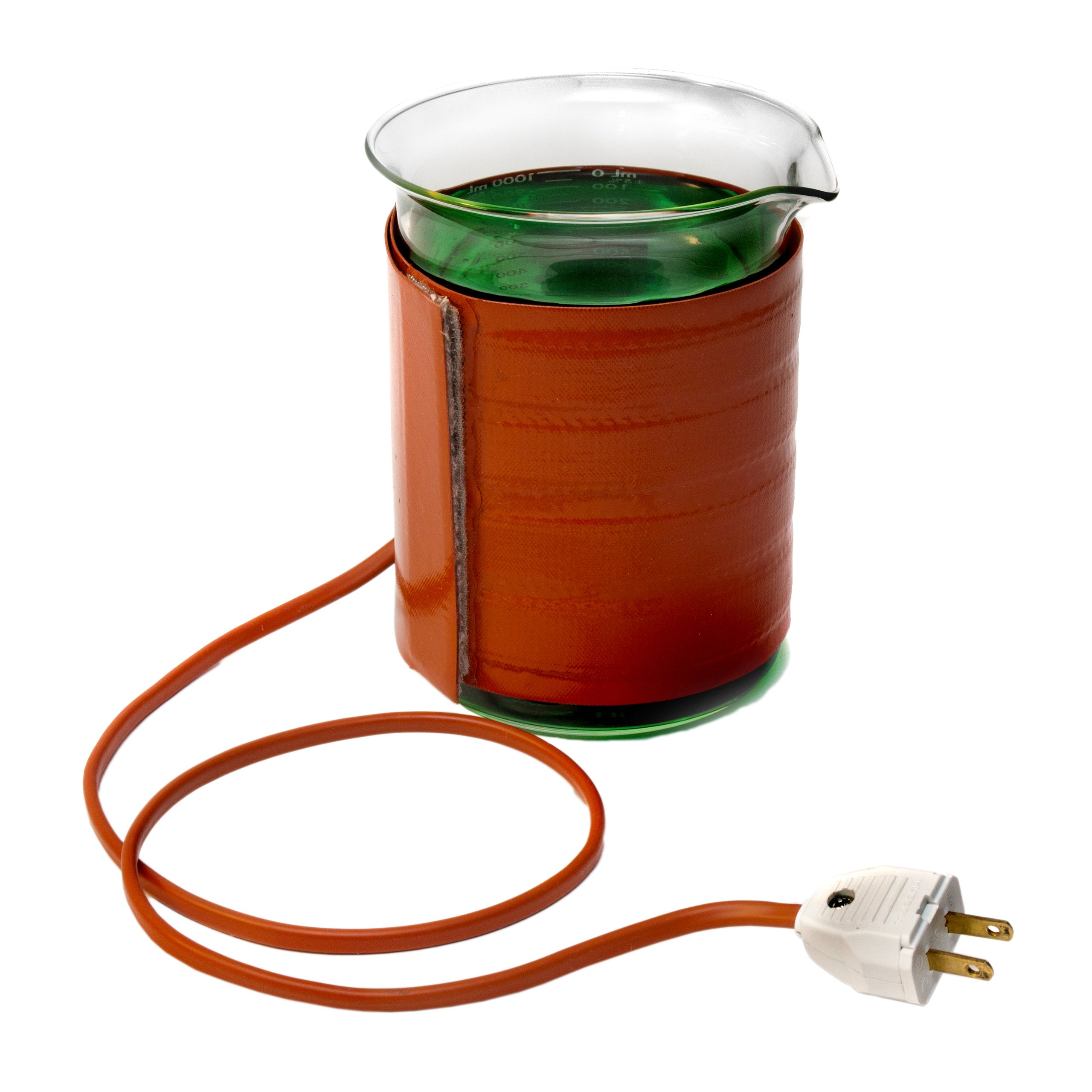 BriskHeat GBH0400-1 Beaker Heater Jacket with Velcro Fastener for 400mL Griffin Beaker Diameter: 3.0-Inch, Height: 3.5-Inch, Width: 13.75-Inch (without Controller), 120VAC