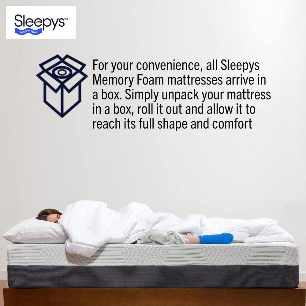 Sleepy's by Mattress Firm | Memory Foam Snug RV Mattress | RV King Size | 8" Medium Comfort | Pressure Relief | Eco Friendly