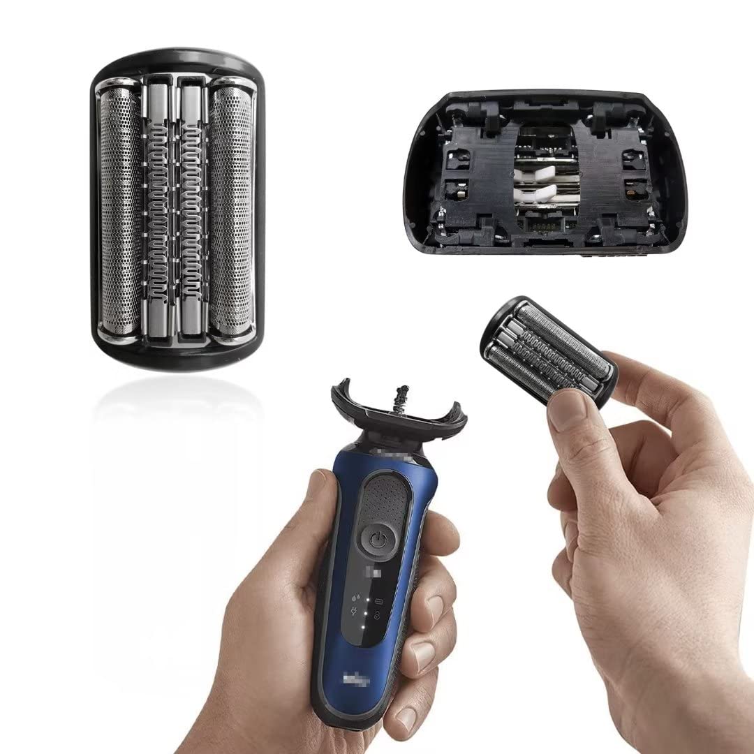 92B Series 9 Replacement Electric Shaver Replacement Head for Br-aun All Series 9 Electric Razors 9290cc, 9291cc, 9370cc, 9293s, 9385cc, 9390cc, 9330s, 9296cc(Black)