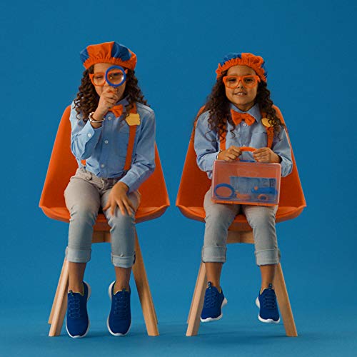 Blippi Detective Roleplay Set - Carry Case, Camera, Personalized Yellow Badge, Magnifying Glass, Activity Sheets for Ultimate Toddler and Young Child Mystery Adventure - Exclusive Content Included