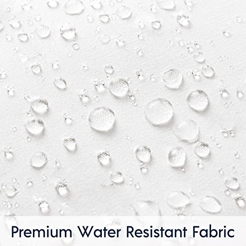 Phantoscope Premium Outdoor Pillow Inserts - Pack of 2 Square Form Water Resistant Polyester Throw Pillows, Made in USA Couch Sham Cushion Stuffer, 18 X 18 inches