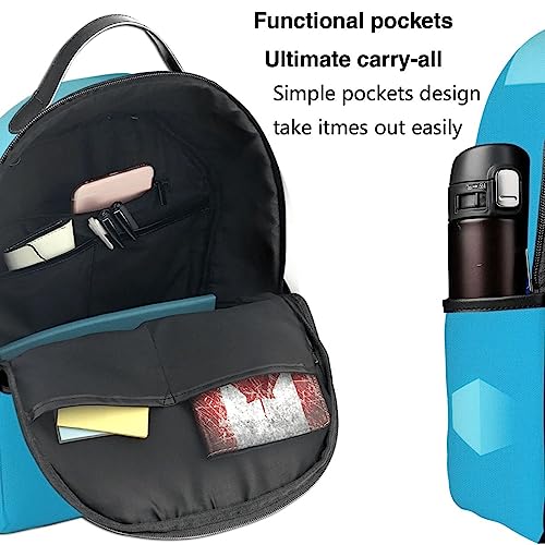 BAFAFA Azure Printed Travel Backpack Business Work Bag Computer Bag Outdoor Sports Rucksack