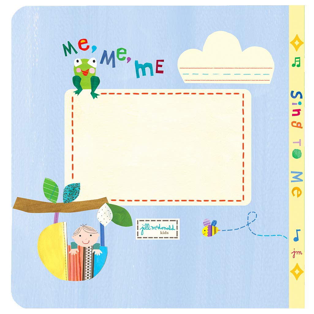 C.R. Gibson 'Sing to Me' Lullaby Book for Babies, 10 x 8.7 x 0.5 inches, 1 piece