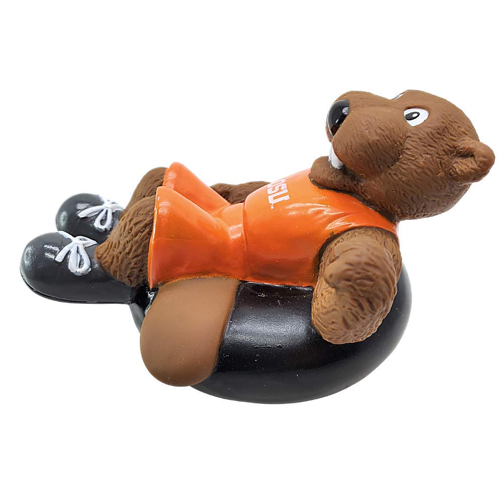 Rubber Tubbers Oregon State Beavers (Benny Beaver) Collegiate Bathtub Toys - Officially Licensed NCAA Team Mascots, Authentic Sports Memorabilia, Novelty Rubber Ducks (Oregon State University)