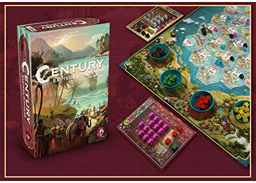 Century Eastern Wonders Board Game - Set Sail for Exotic Wonders in The Spice Islands! Strategy Game for Kids & Adults, Ages 8+, 2-4 Players, 30-45 Minute Playtime, Made by Plan B Games