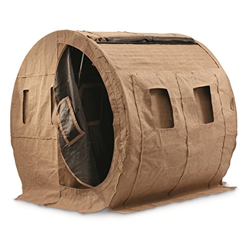 Bolderton Bale Pop-Up Hunting Ground Blind for Deer, Duck, Bow, and Turkey Hunting Gear, Equipment, and Accessories