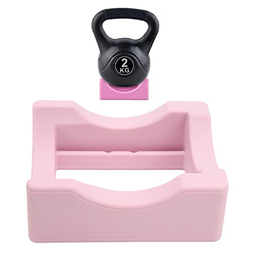 GLOGLOW Non Slip Cup Cradle, Flexible Stable Support Compact Anti Scratch Silicone Cup Cradle for Crafting for Mugs (Pink)