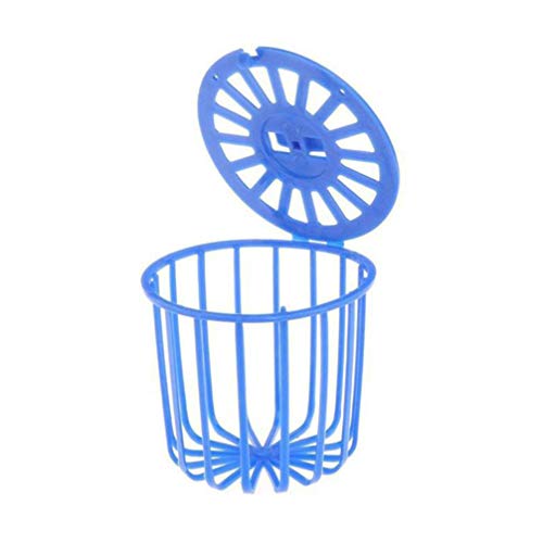POPETPOP Bird Feeder Parrot Fruit Vegetable Holder Bird Treat Holder Cage Hanging Food Basket Container for Macaw African Grey Cockatoo