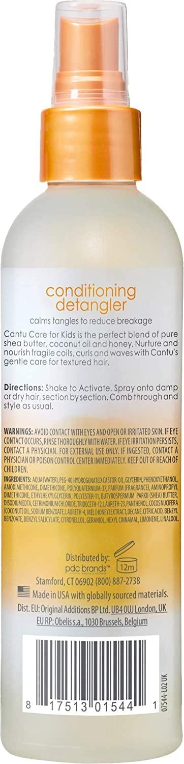Cantu Care for Kids Conditioning Detangler, 6 Fluid Ounce (Pack of 6)