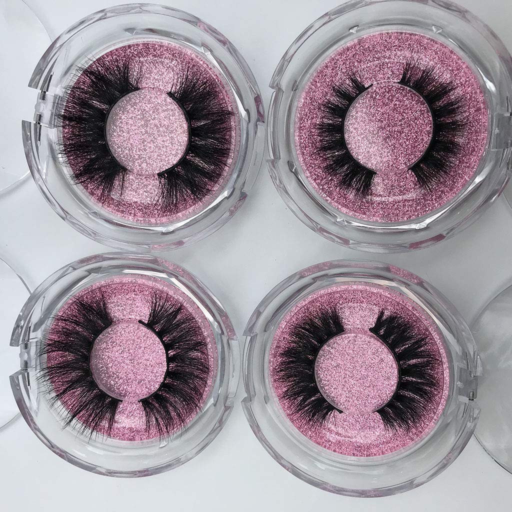 3D Mink Eyelashes 10 Styles Luxurious Fluffy False Lashes 100% Siberian 3D Mink Fur Eyelashes Reusable Handmade Natural Look Lashes Fake Eyelashes