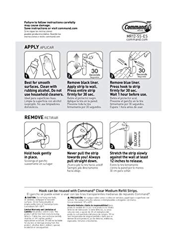 Command Modern Metal, Medium, 1 (MR12-SS-ES) Hook, 16 Count