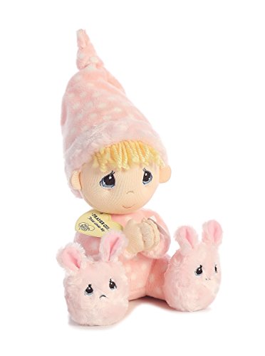 Aurora World Precious Moments Prayer Girl with Sound Spanish Plush,, 9.5 inches