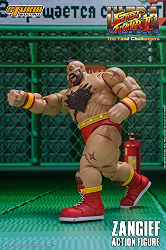 Storm Collectibles - Ultimate Street Fighter II: The Final Challenger - Zangief, Action Figure, STM87180 Red