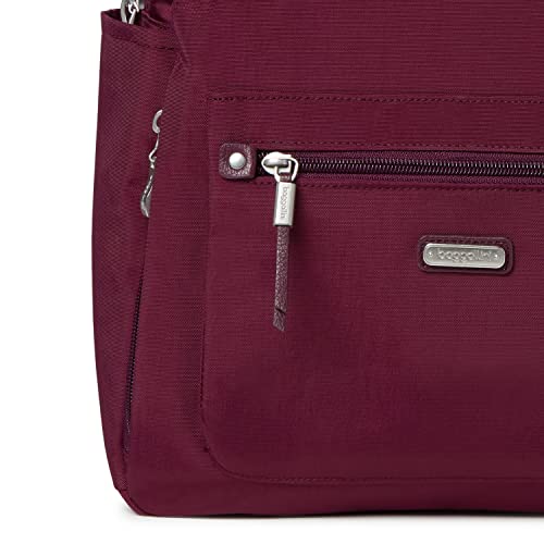 Baggallini Women's All Day Backpack, Eggplant, One Size…