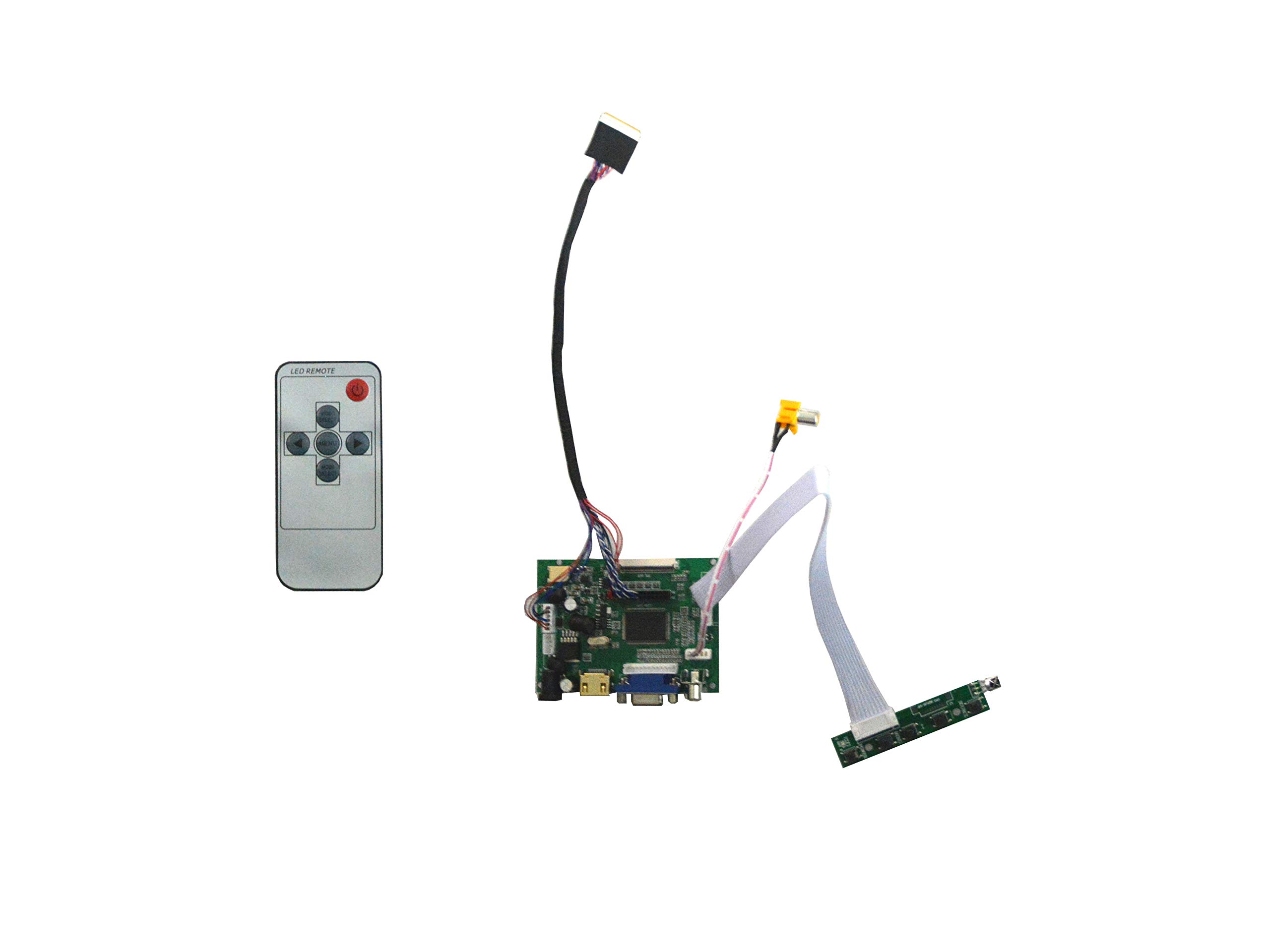 NJYTouch HDMI VGA AV Remote LCD Controller Board with 11.6" 1366x768 B116XW02 LED Screen