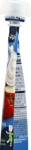 Gerber Baby Food Pouches, Toddler 12+ Months, Fruit & Yogurt, Strawberry Banana, 3.5 Ounce