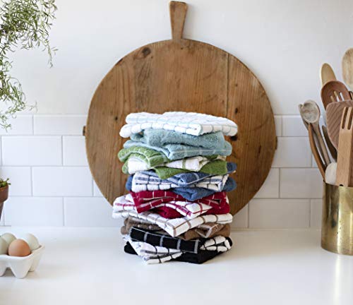 RITZ 100% Cotton Terry Kitchen Dish Towel, 25" x 15", Dew