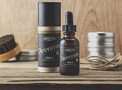CanYouHandlebar Beard Oil for Men, Natural Beard Care Conditioner Moisturizer Softener Grooming Product, Patchouli and Floral Scent, 1oz Dropper Bottle