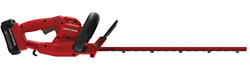 CRAFTSMAN V20 Cordless Hedge Trimmer, 20 inch, Battery and Charger Included (CMCHT810C1)