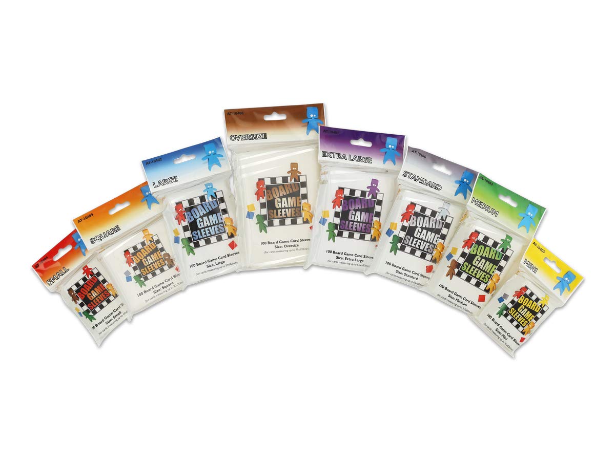 5 Packs Arcane Tinmen Board Game Sleeves 100 ct Medium Size Card Sleeves Value Bundle!