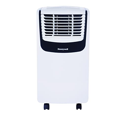 Honeywell MO08CESWK6 9,100 BTU (ASHRAE)/6,100 BTU (SACC) Portable Air Conditioner with Remote Control, White/Black