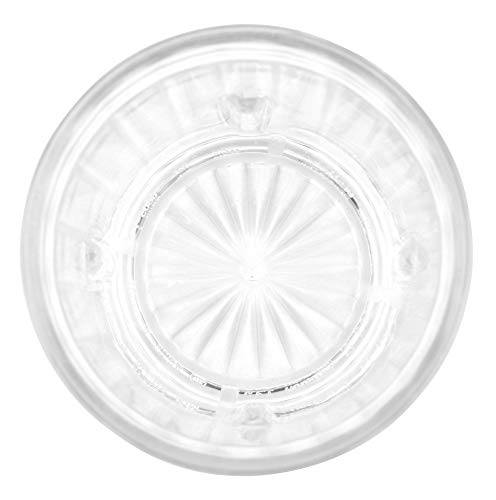 G.E.T. 8805-1-CL-EC Heavy-Duty Shatterproof Plastic Faceted Tumblers, 5 Ounce, Clear (Set of 4)