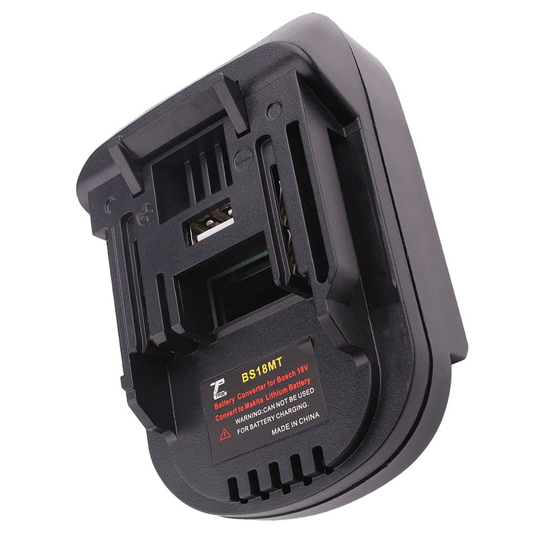 BS18MT Battery Adapter,BS18MT Battery Converter for Bosch 18V to for Makita Power Tool with 5V 2.1A USB Charge for Makita Battery Holder Mount 18V BL1820/30 Tools