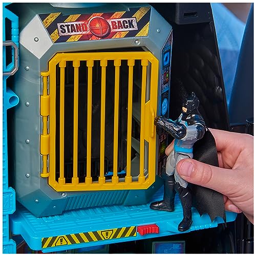 Batman, Bat-Tech Batcave, Giant Transforming Playset with Exclusive 4” Batman Figure and Accessories, Kids Toys for Boys Aged 4 and Up
