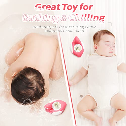 Doli Yearning Upgrade Baby Bath Thermometer Flamingo Room Temperature| Water Thermometer|Kids' Bathroom Safety Products| Baby Bath
