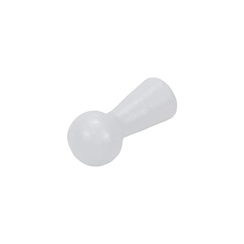 Crapyt Wall Hook Solid Natural Wood White Hanger Polished Coat Hat Hanging Decorative Replacement H4cm/1.57" 20 PCS with Screws Wall Mounted Furniture Hardware for Kitchen Bathroom Bedroom