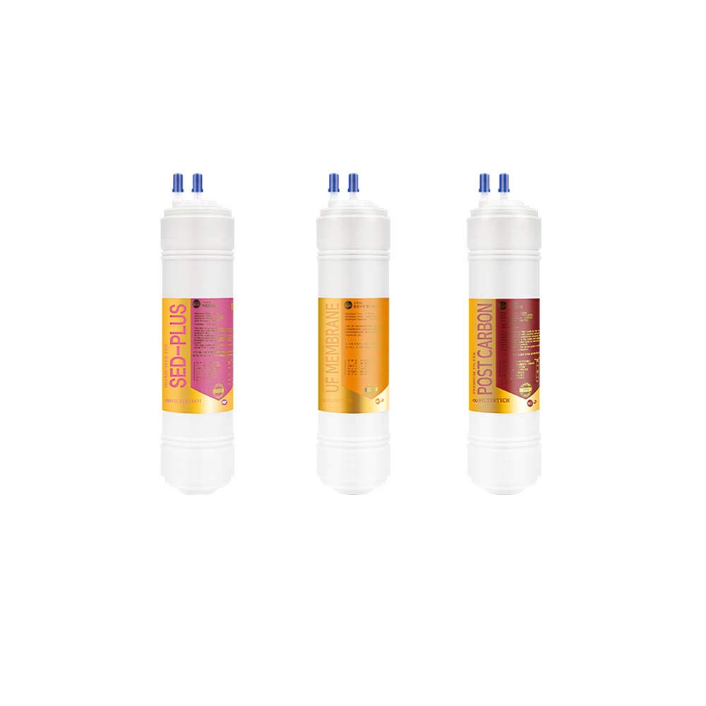 3EA Premium Compatible Replacement Water Filter Set for SK Magic - WPU-8201F - 1 micron