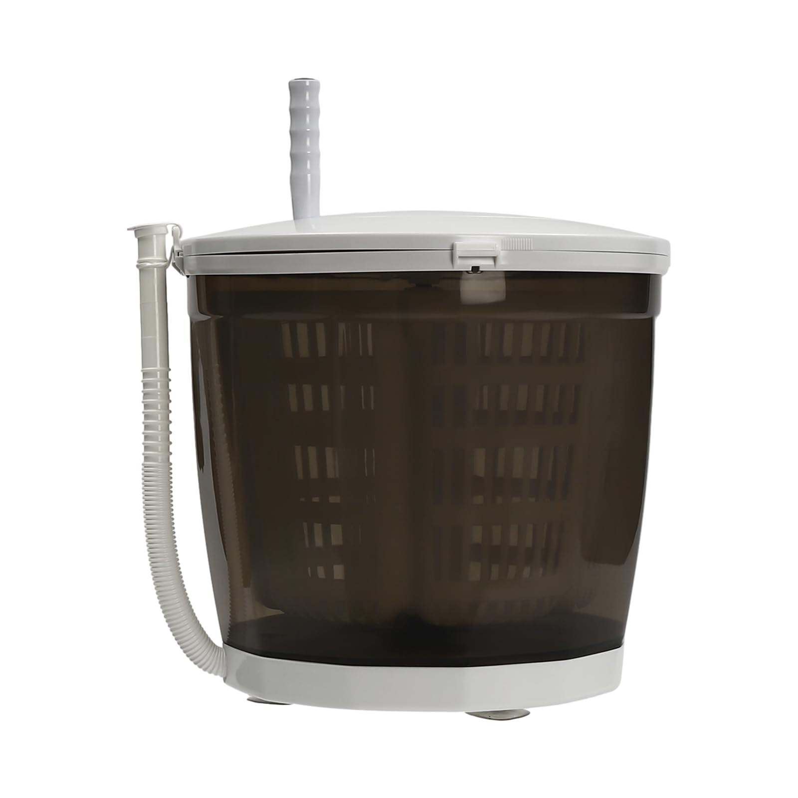 Mini Portable Washing Machine, 2 in 1 Manual Non-Electric Washing Machine, Portable Clothes Spin Dryer, Mini Traveling Outdoor Washing Machine, Compact Washer Spin Dryer (Washer and Dryer (Gery))