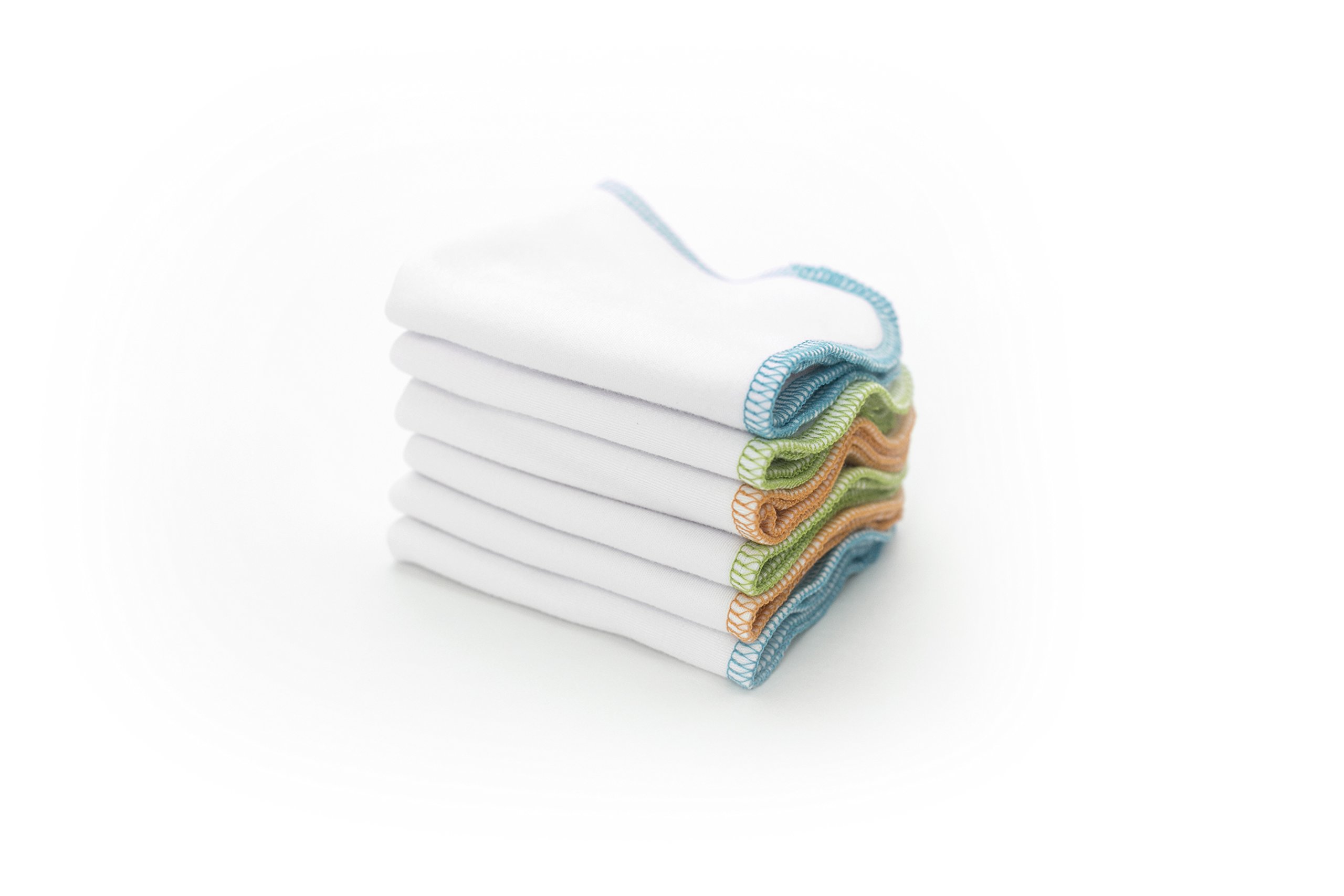 Thirsties Organic Cotton Reusable Cloth Wipes - 6 Pack