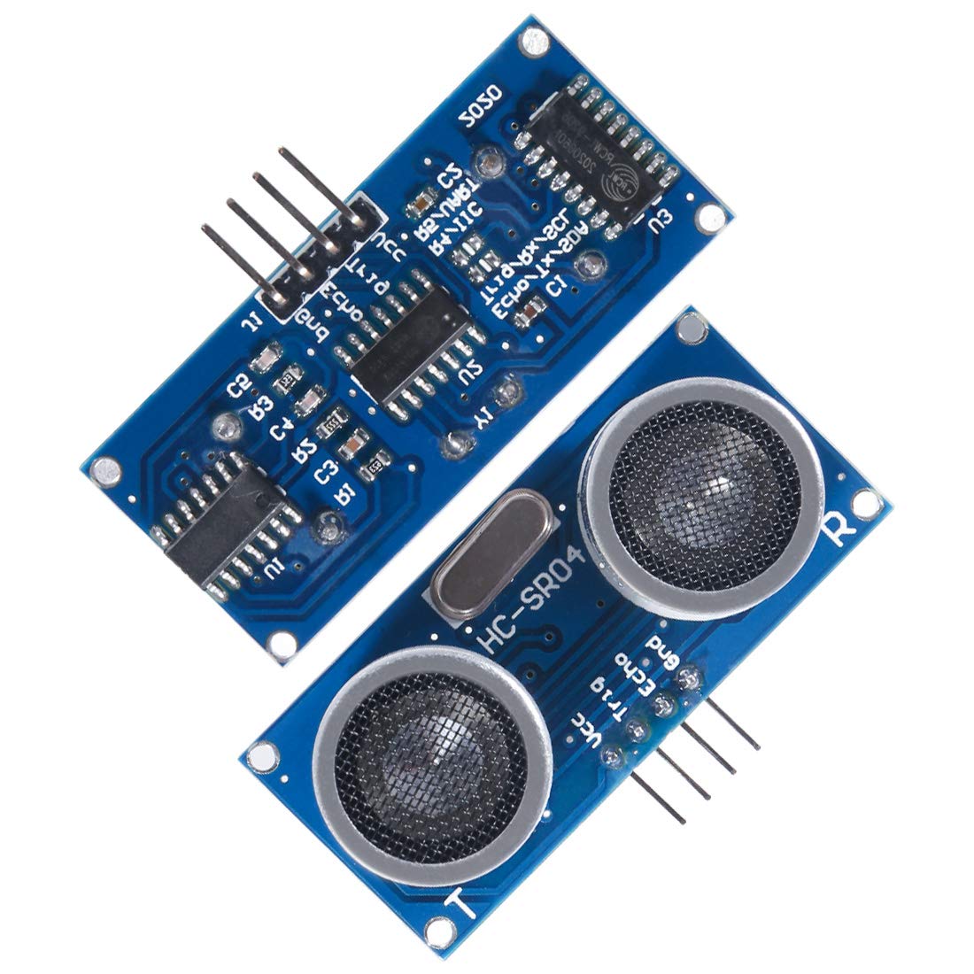 5pcs Ultrasonic Module HC-SR04 MELIFE Distance Sensor with 3pcs Mounting Bracket 2 Wire Set for Mega R3 MEGA Mega2560 Duemilanove Nano Robot XBee ZigBee