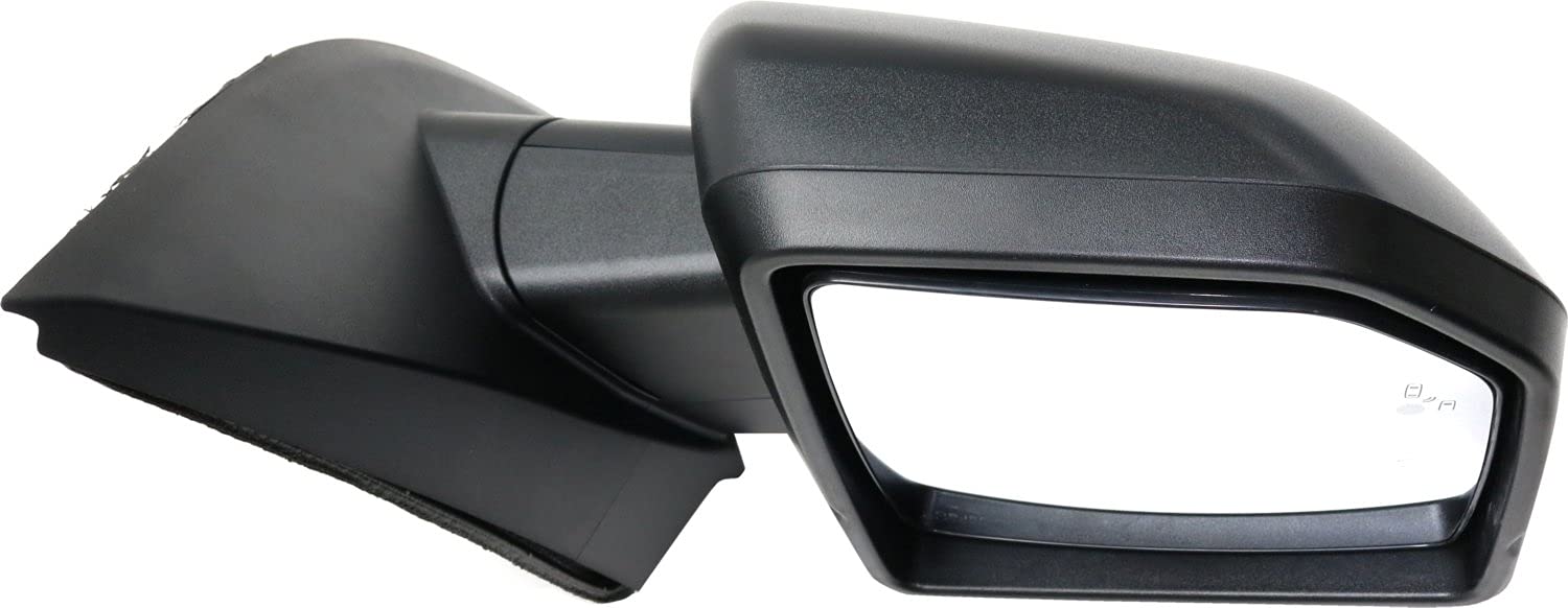 Kool Vue Driver & Passenger Side Power Heated Mirrors for Ford F-150 2015-2019 Power Fold With Signal Light, Blind Spot Monitor; without Memory Textured w/o 360-Degree Cam