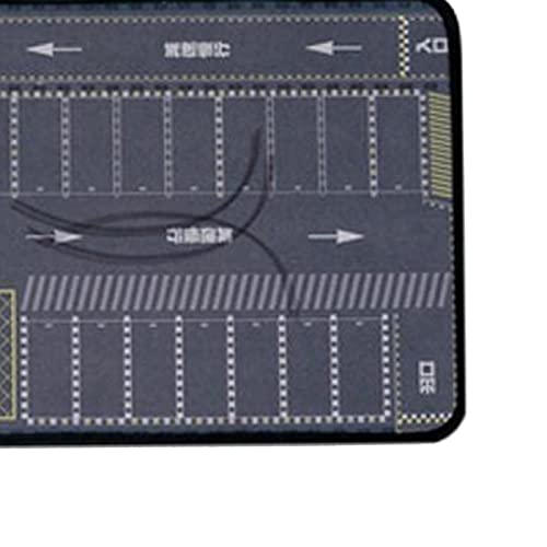 predolo Diecast Car Parking Lot, Mini Model Car Garage Scene Mat Underground Garage Mouse Pad /64 Scale Diecast Car Layout Tabletop Decor, Round Corner Mat