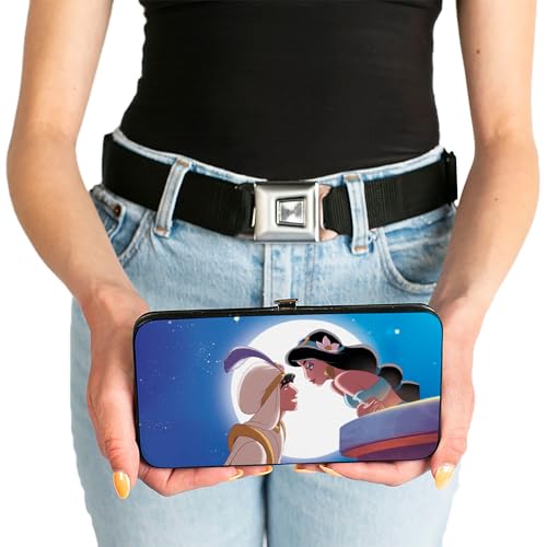 Buckle-Down Women's Hinge Wallet-Aladdin Jasmine, 7" x 4"