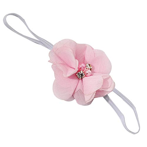 Yunnyp 3pcs Baby Photo Shooting Background Set,Baby Photo Props Fluffy Blanket + Wrap + Headband Set Newborn Photography Wrap Mat (Pink)