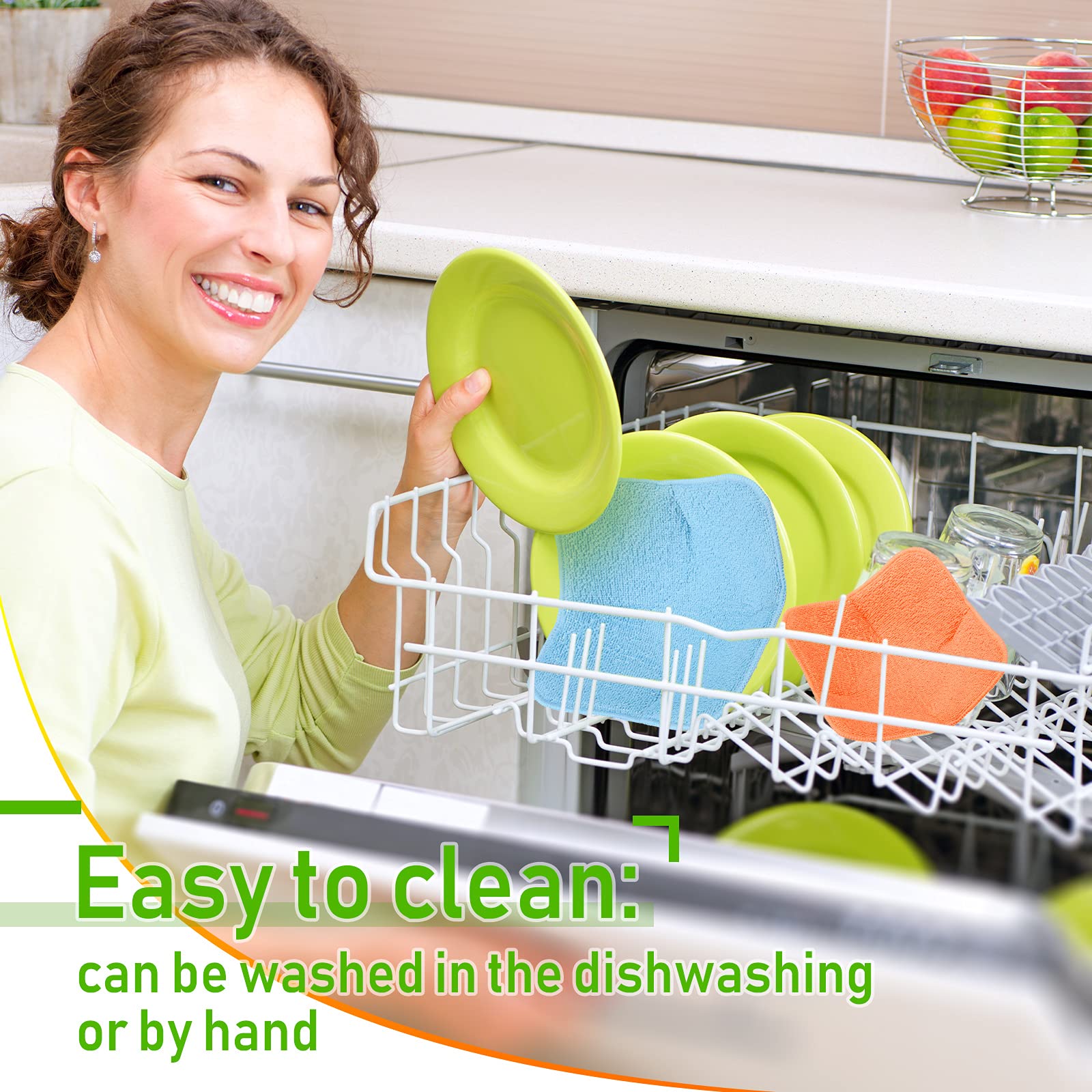 8 Pieces Cozy Microwave Safe, Microwave Plate Holders, Hot Bowl Holders (Classic Style)