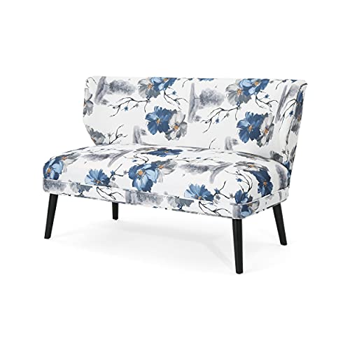 GDFStudio Christopher Knight Home Dumont Modern Farmhouse Fabric Settee, Print