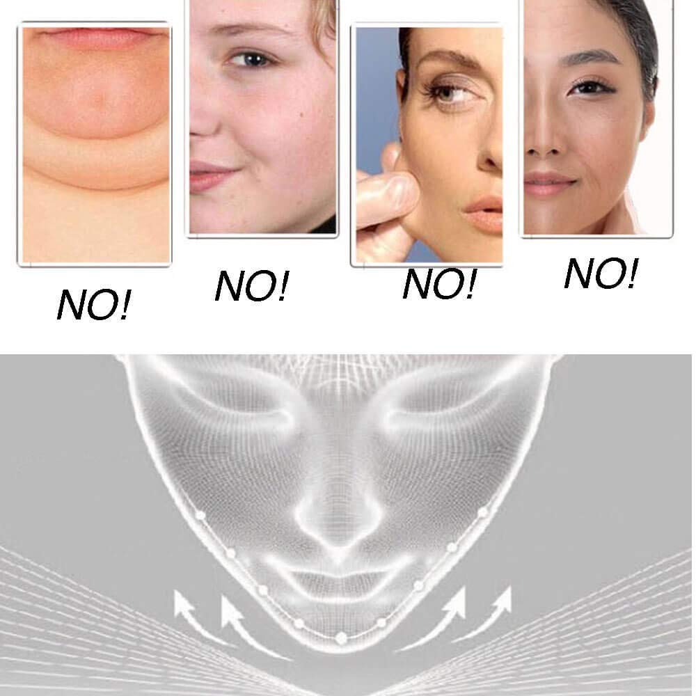 6Pcs Double Chin Reducer Face Slimming Strap V Shape Slimming Mask Face Slimmer Lift Tape V Line Lifting Mask Chin Up Patch Tightening Firming Neck
