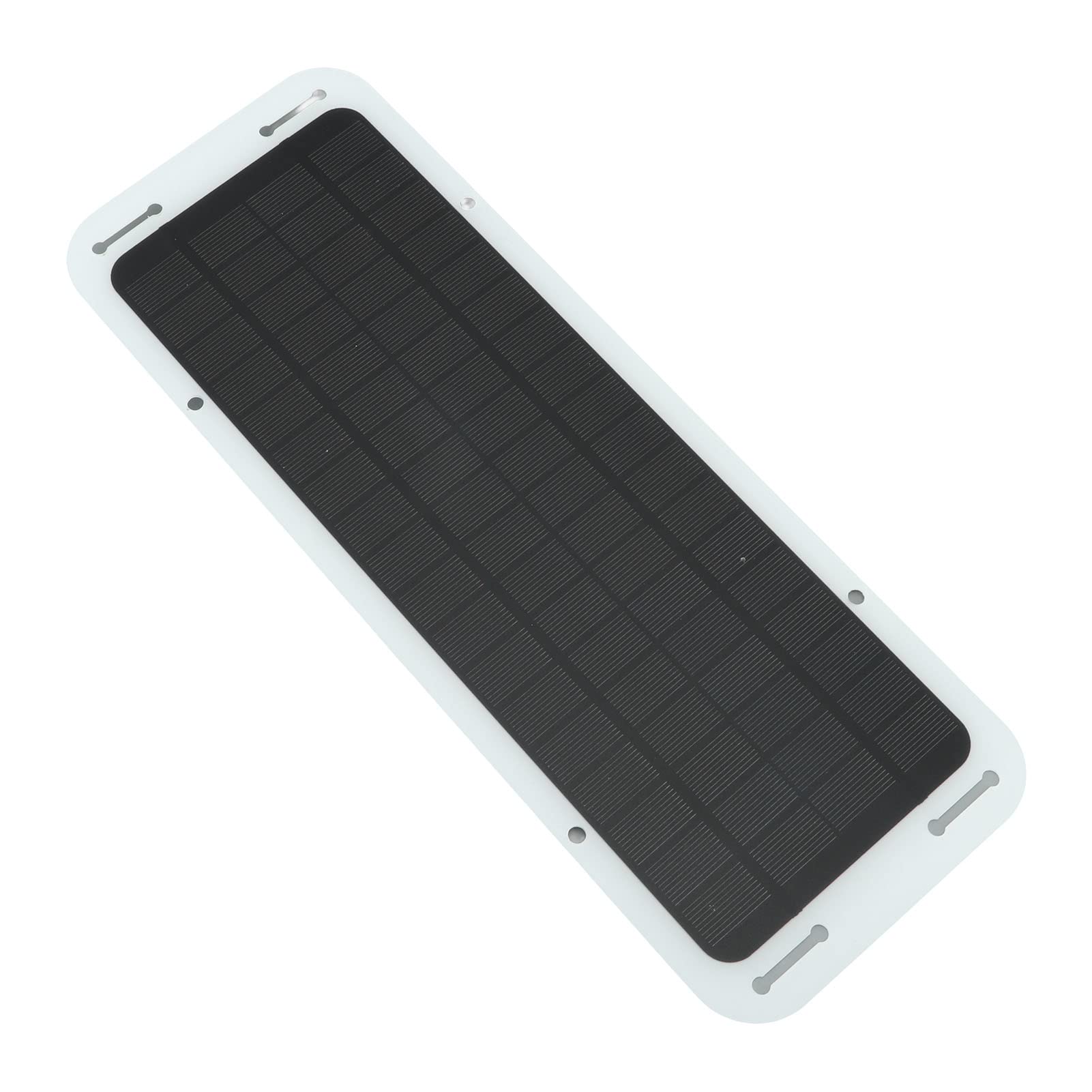 5W Portable Solar Panel Kit, 12V Solar Battery Panel Monocrystalline Silicon OBD Charger for Boat Car RV Motorcycle Marine Automotive